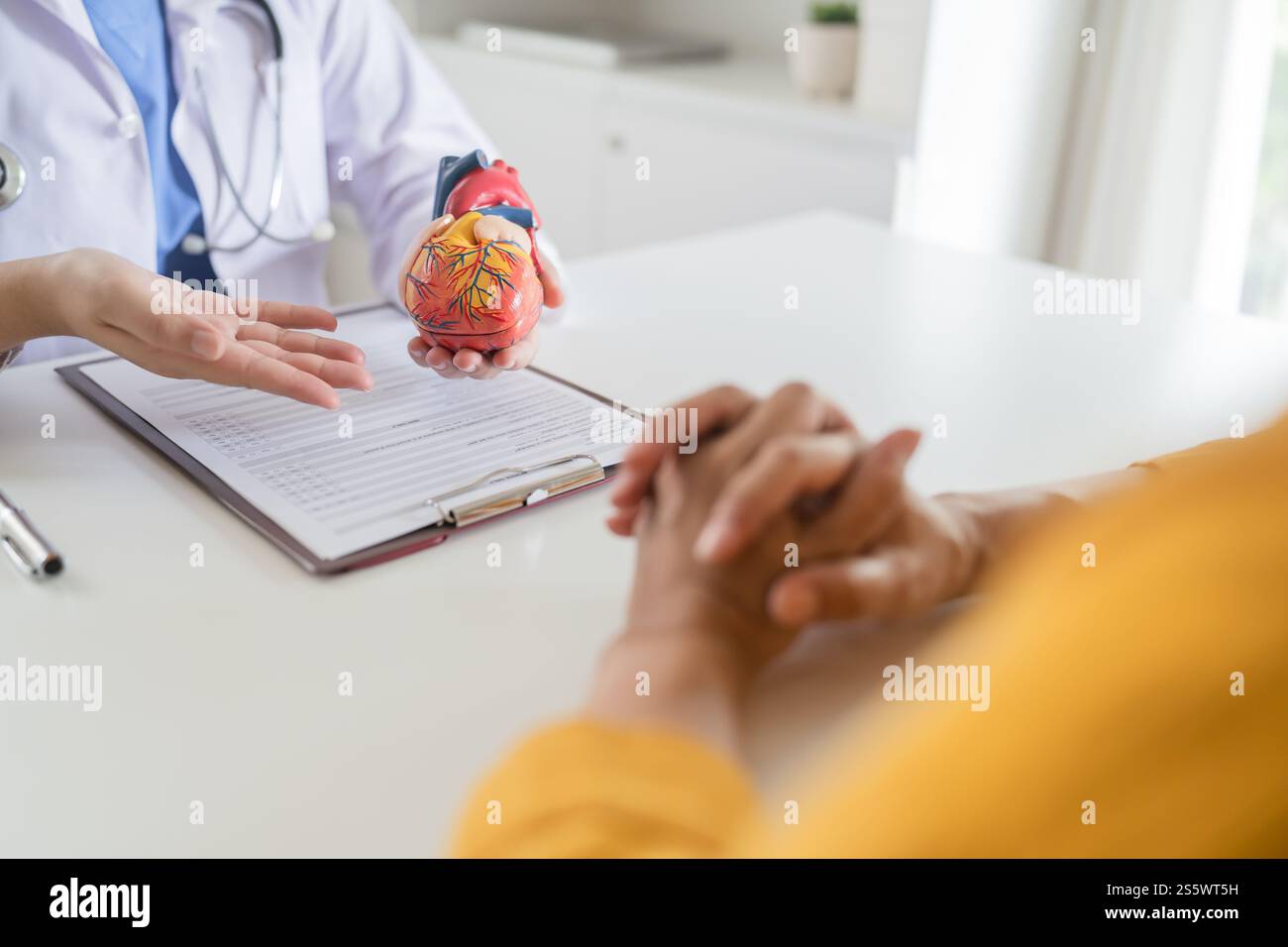 Cardiology Consultation treatment of heart disease. Doctor cardiologist ...