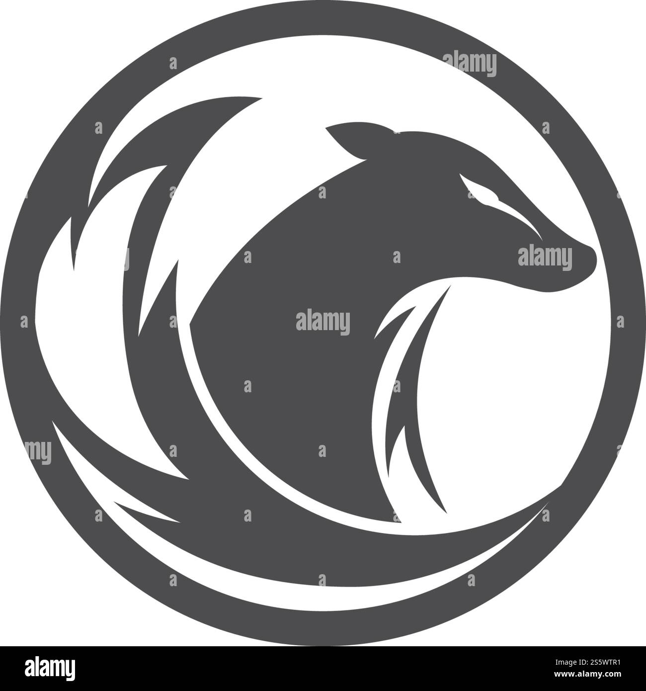 Fox logo vector template Stock Vector Image & Art - Alamy