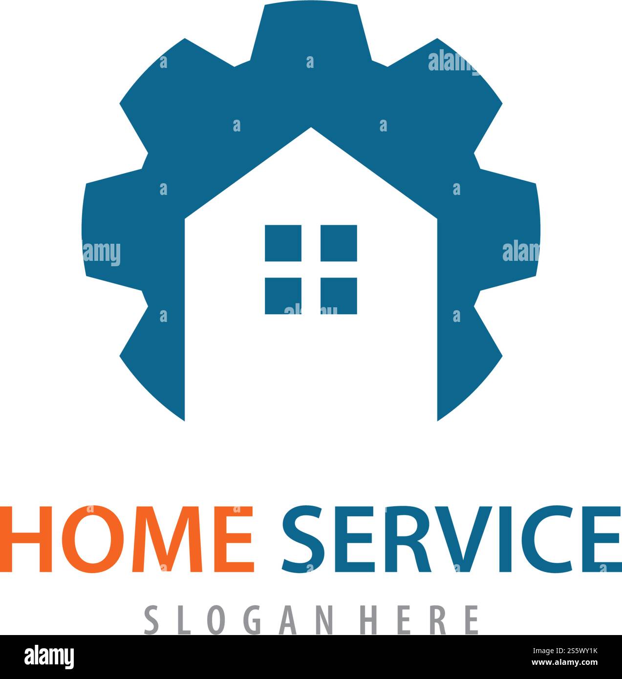 Home service logo vector template Stock Vector Image & Art - Alamy