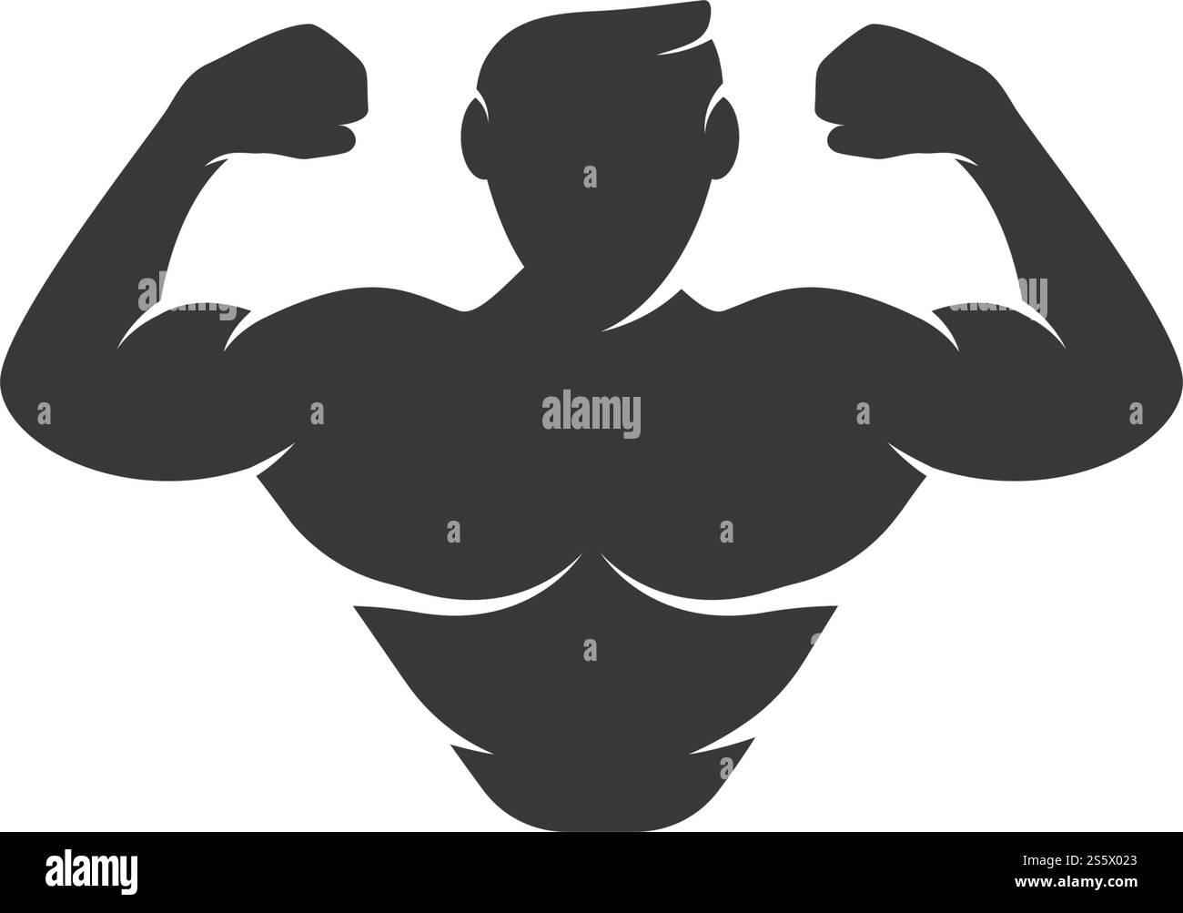 Fitness logo vector flat design Stock Vector Image & Art - Alamy