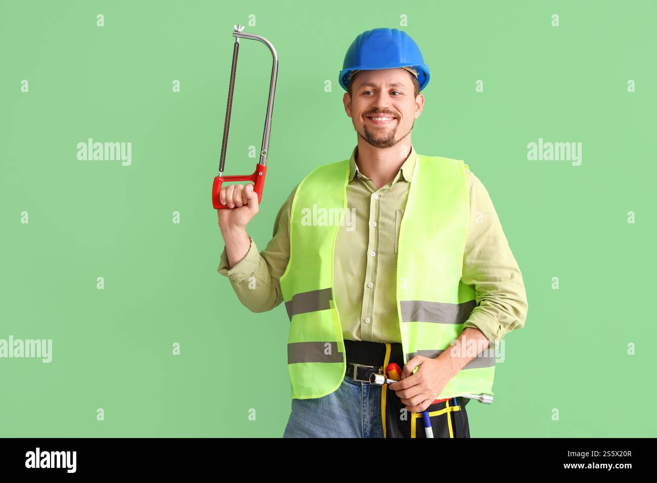 Green hacksaw hi-res stock photography and images - Alamy