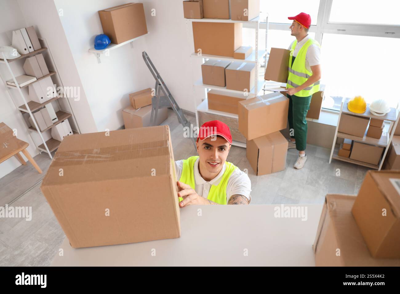 Male loader box on hi-res stock photography and images - Alamy