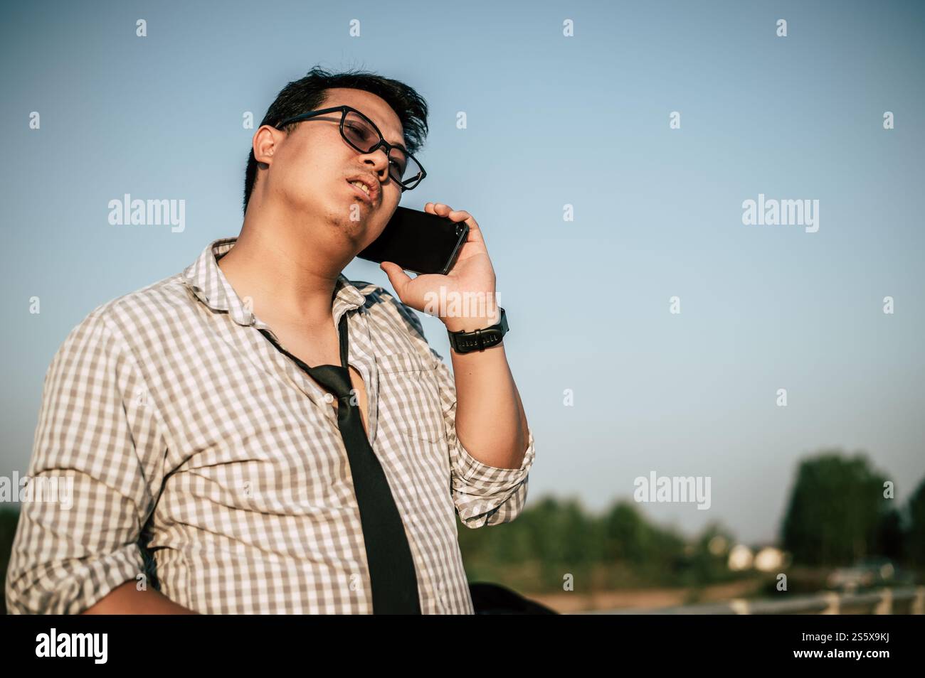 Thoughtful man in shorts hi-res stock photography and images - Alamy
