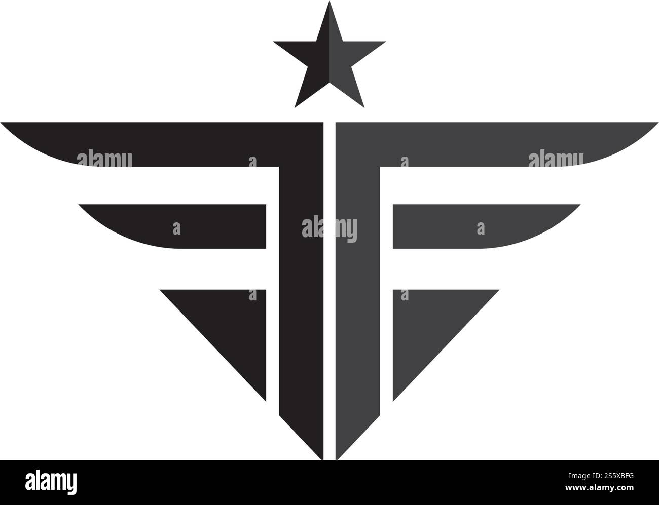 Military Wave Logo Template vector symbol nature Stock Vector Image ...
