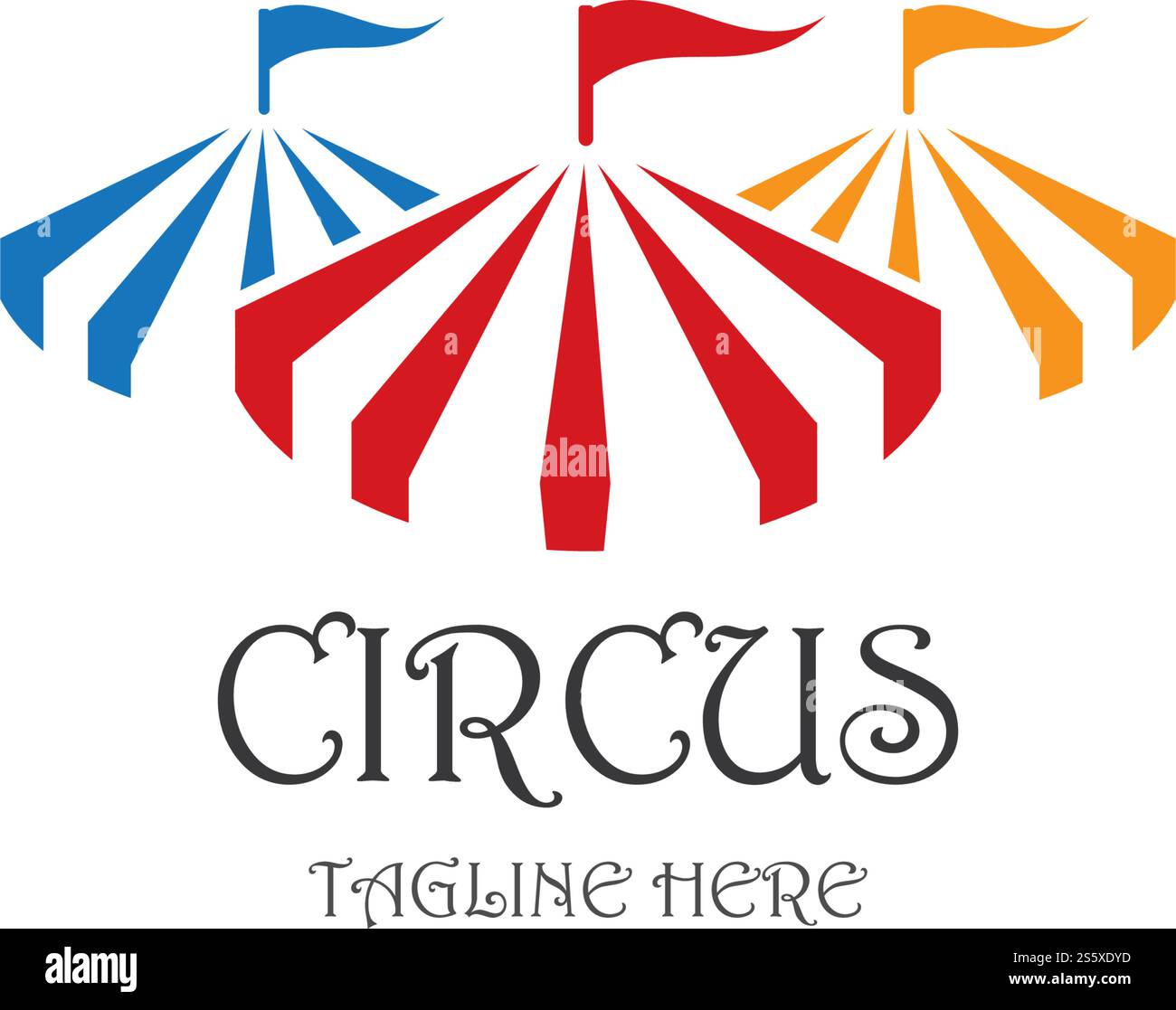 Circus logo template. Vector illustration Stock Vector Image & Art - Alamy