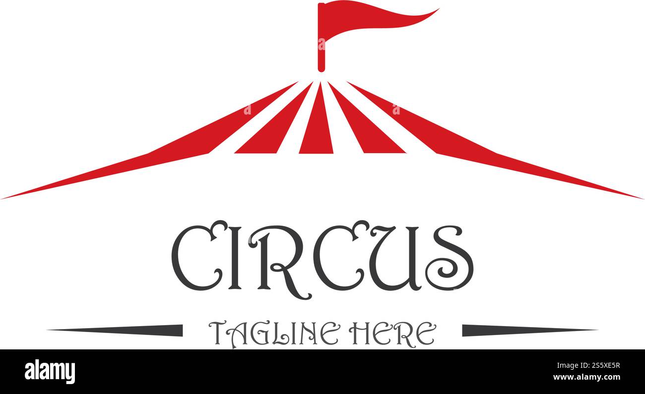 Circus logo template. Vector illustration Stock Vector Image & Art - Alamy
