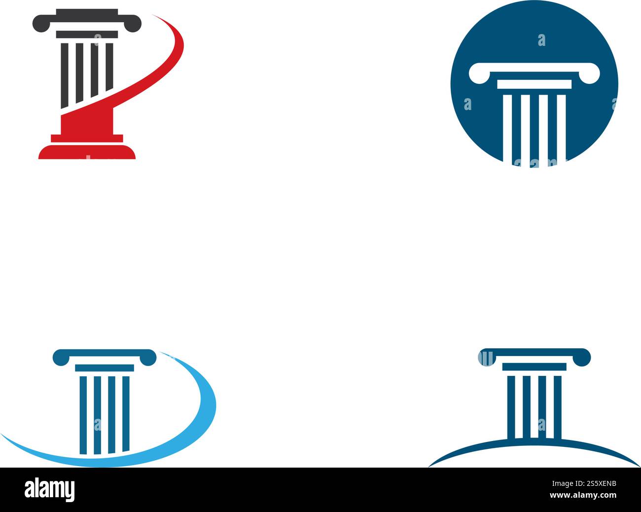 column Logo vector Template Stock Vector Image & Art - Alamy