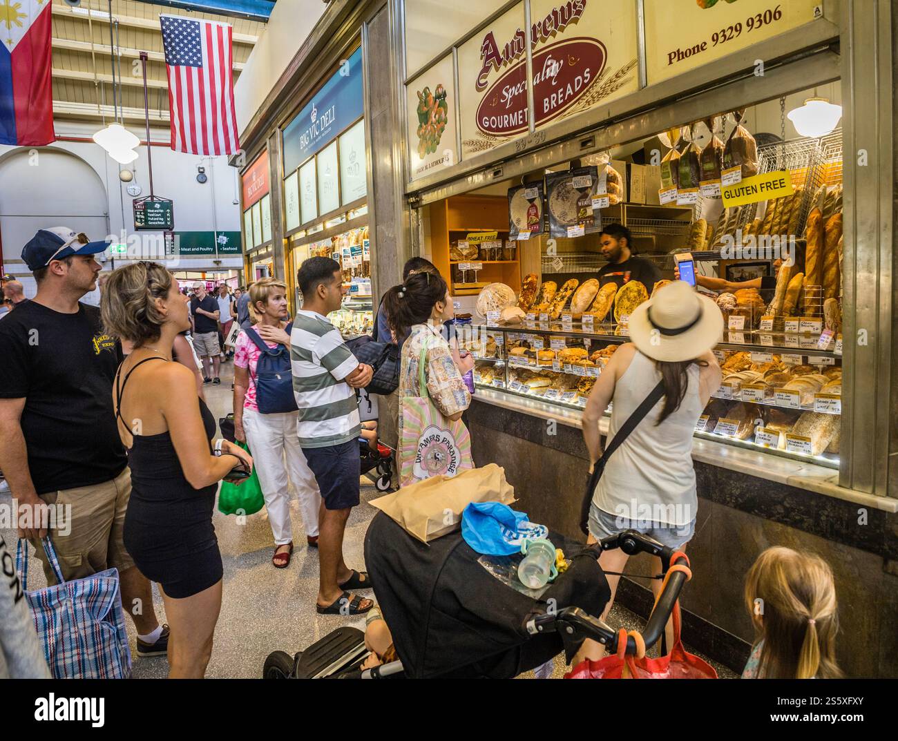 Queen Victoria Market in Melbourne is the last of the city's Victorian ...