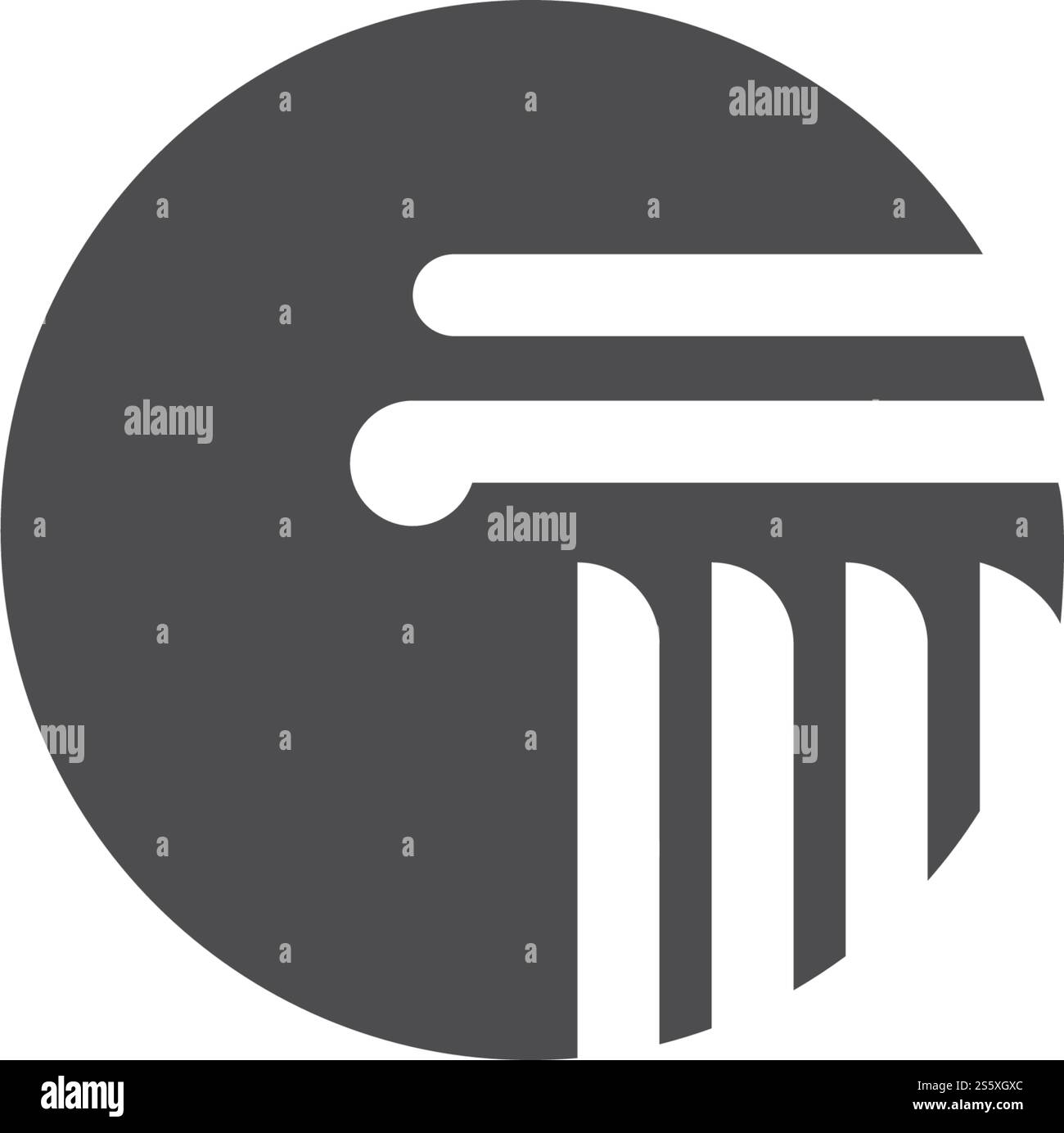 Pillar shape Black and White Stock Photos & Images - Alamy