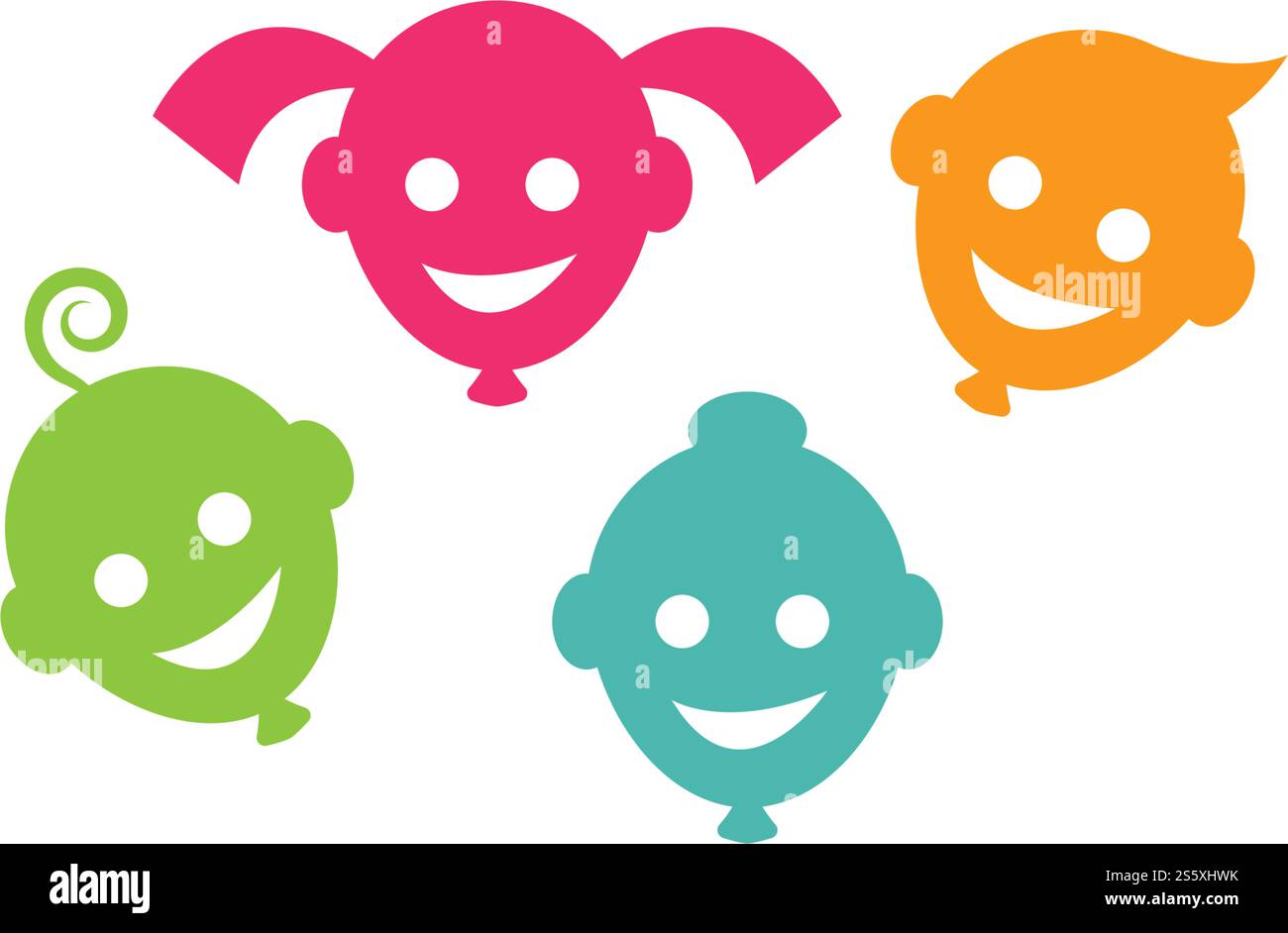 Children dream balloons Stock Vector Images - Alamy