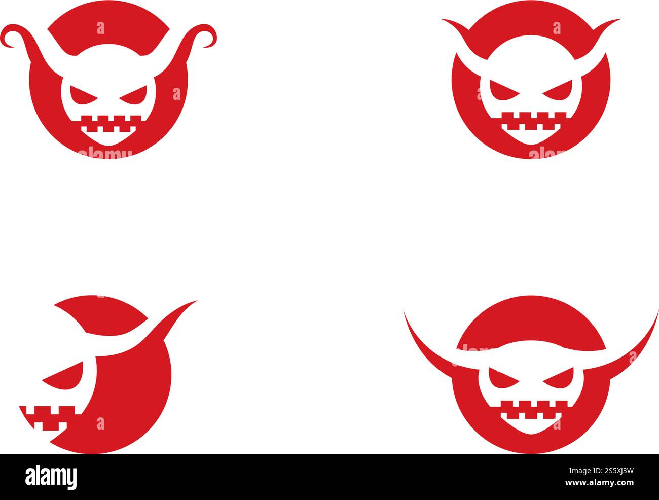 Set devil trident collection Stock Vector Images - Alamy