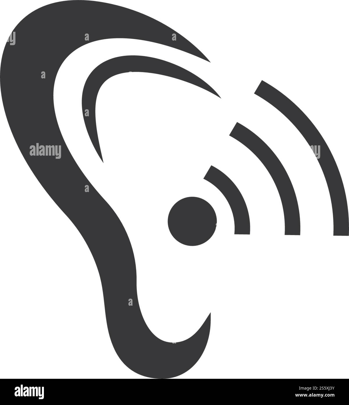 Hearing Logo Template vector Stock Vector Image & Art - Alamy