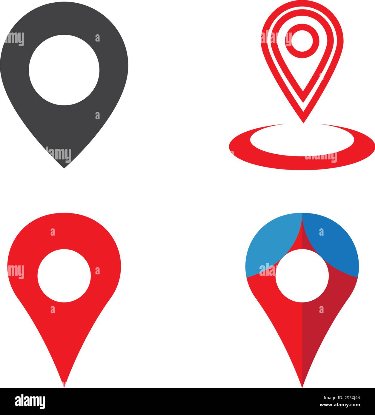 Location point Logo vector template Stock Vector Image & Art - Alamy