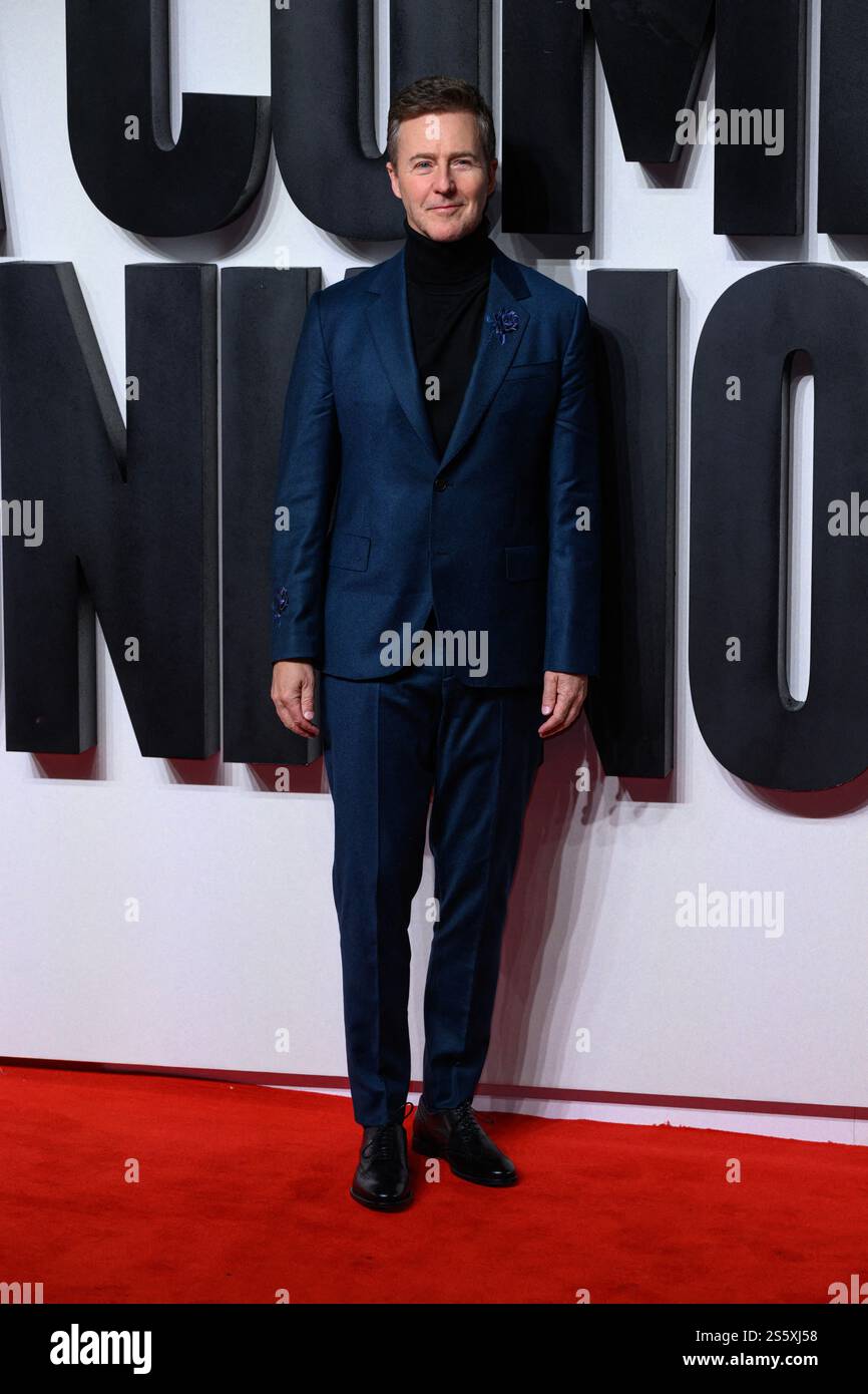 Edward Norton arriving at the UK Premiere of A Complete Unknown, BFI ...