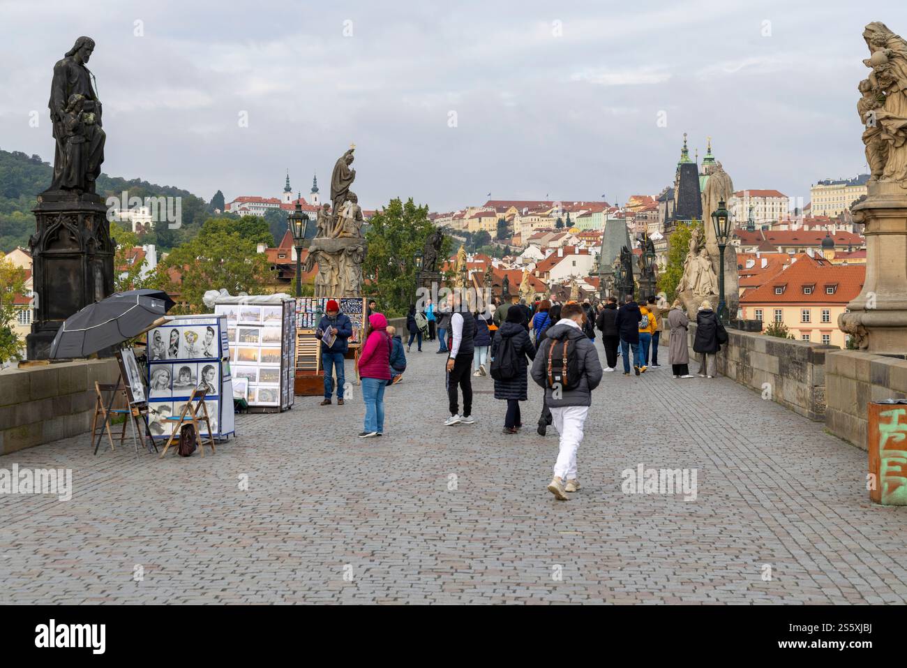 Charles Bridge Prague Stock Photo - Alamy