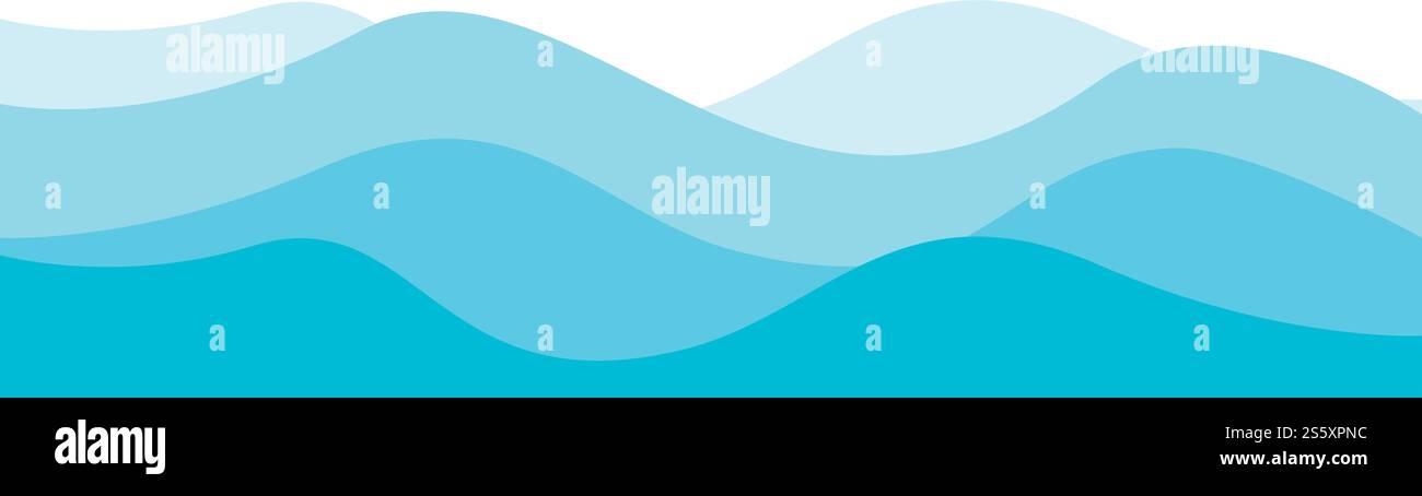 Wave background vector template Stock Vector Image & Art - Alamy