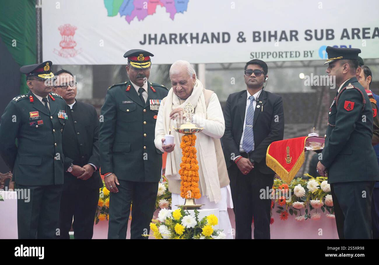 India. 14th Jan, 2025. PATNA, INDIA - JANUARY 14: Bihar Governor Arif ...