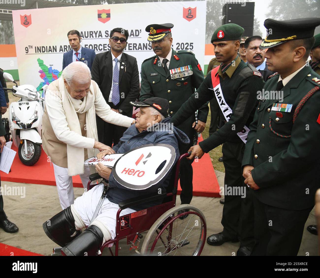 India. 14th Jan, 2025. PATNA, INDIA - JANUARY 14: Bihar Governor Arif ...