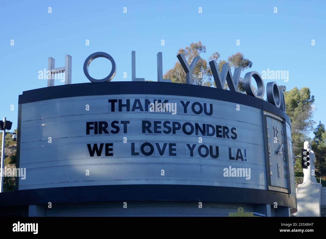 Thank you first responders we love you la hi-res stock photography and ...