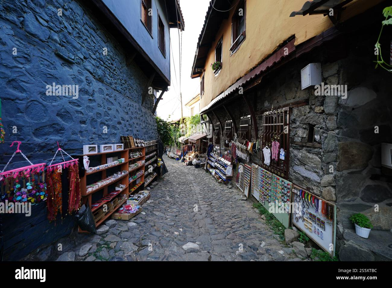 BURSA, TURKIYE - JULY 21, 2024: Old streets of Cumalikizik Village ...