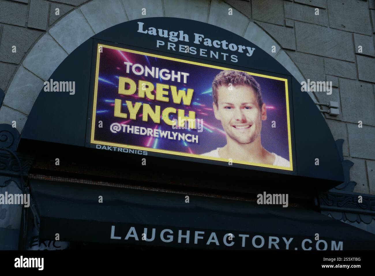 Los Angeles, California USA 14th January 2025 Drew Lynch Billboard at ...