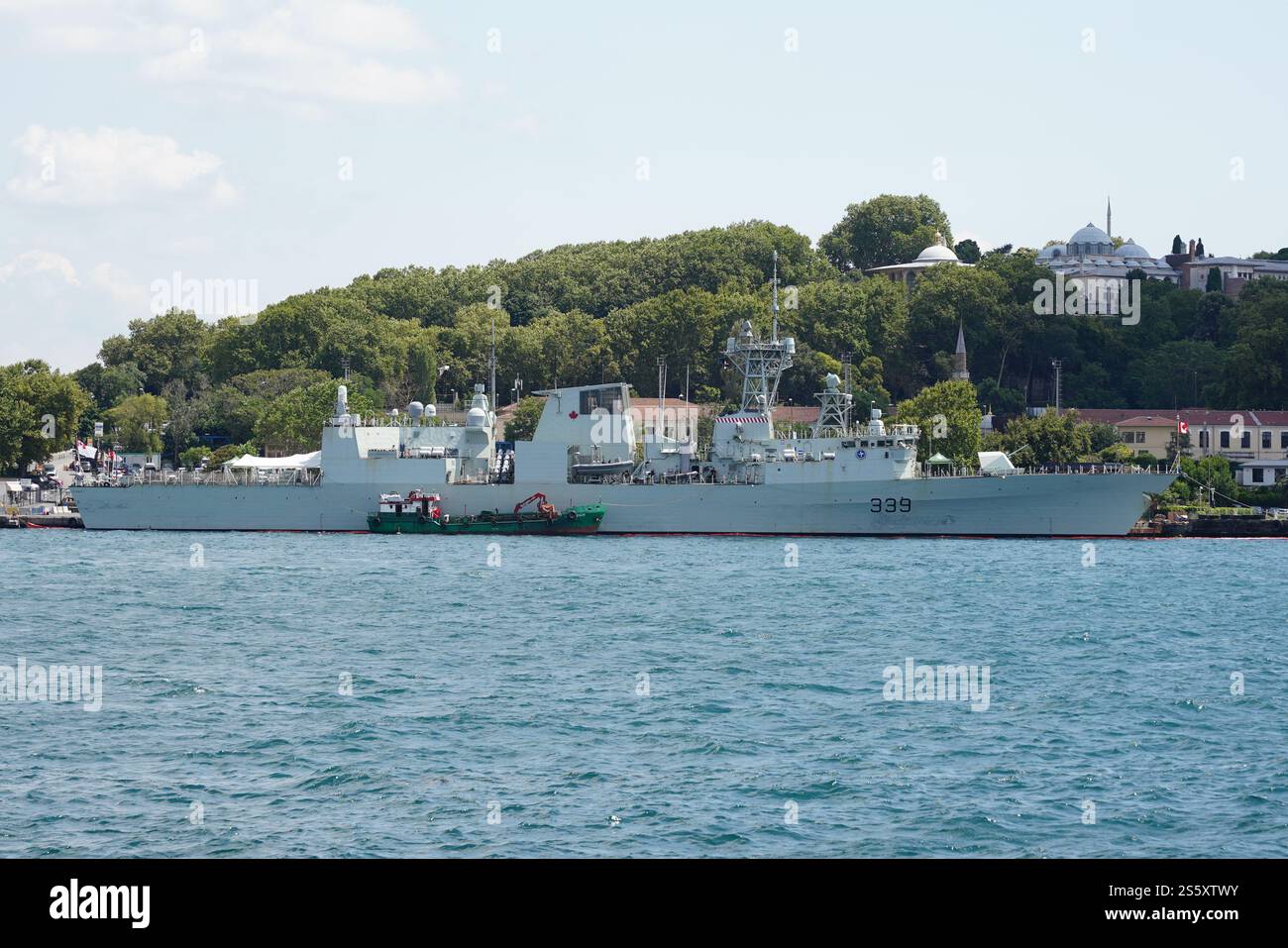 ISTANBUL, TURKIYE - JULY 27, 2024: HMCS Charlottetown FFH 339 Frigate ...