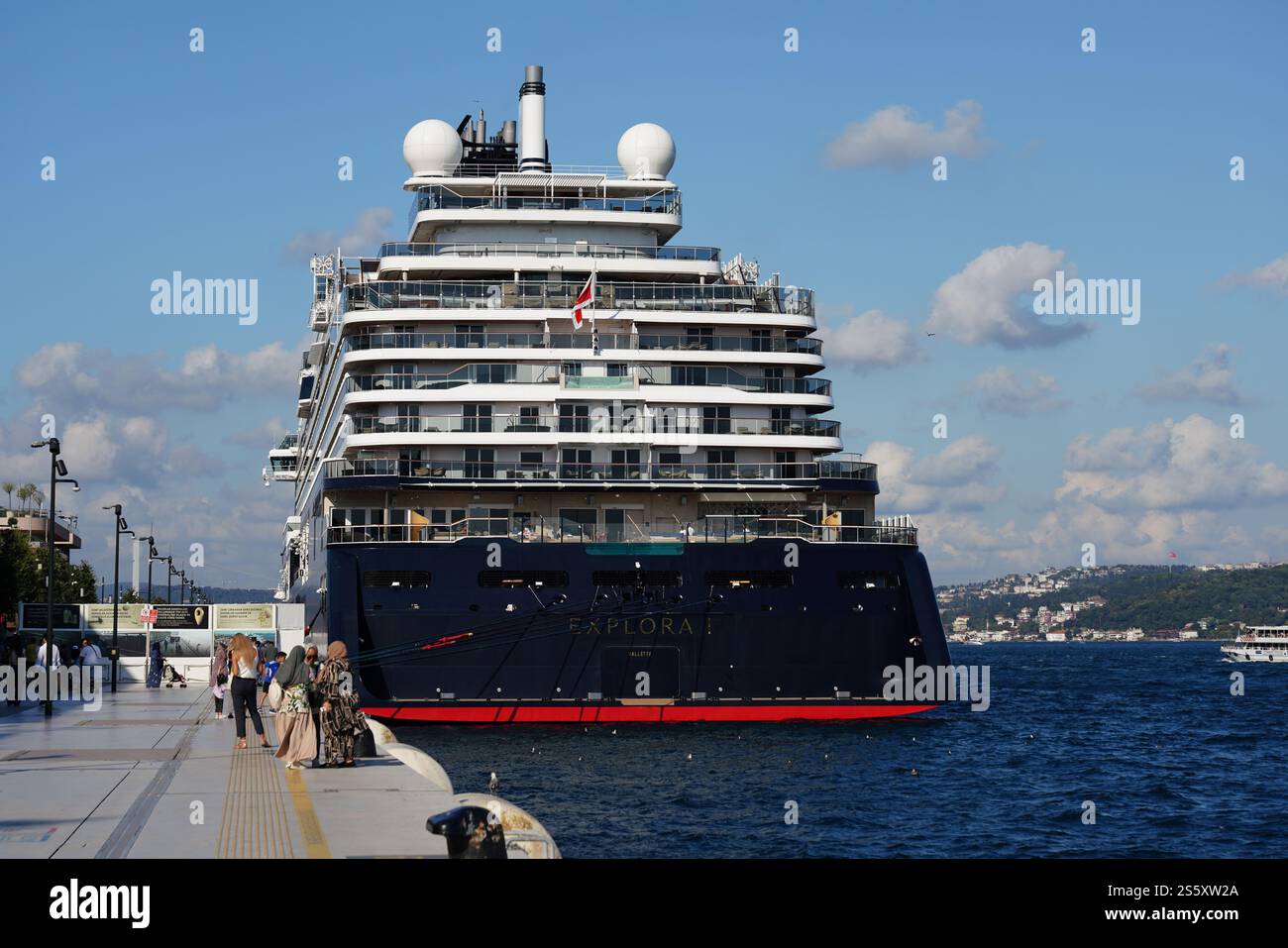 ISTANBUL, TURKIYE - JULY 27, 2024: Explora I Cruise Ship in Galata Port ...