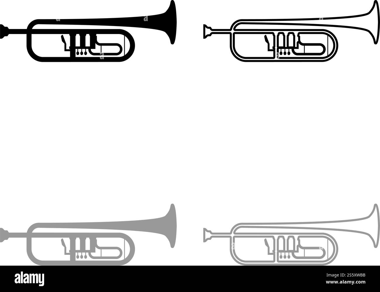 Clarion outline Black and White Stock Photos & Images - Alamy