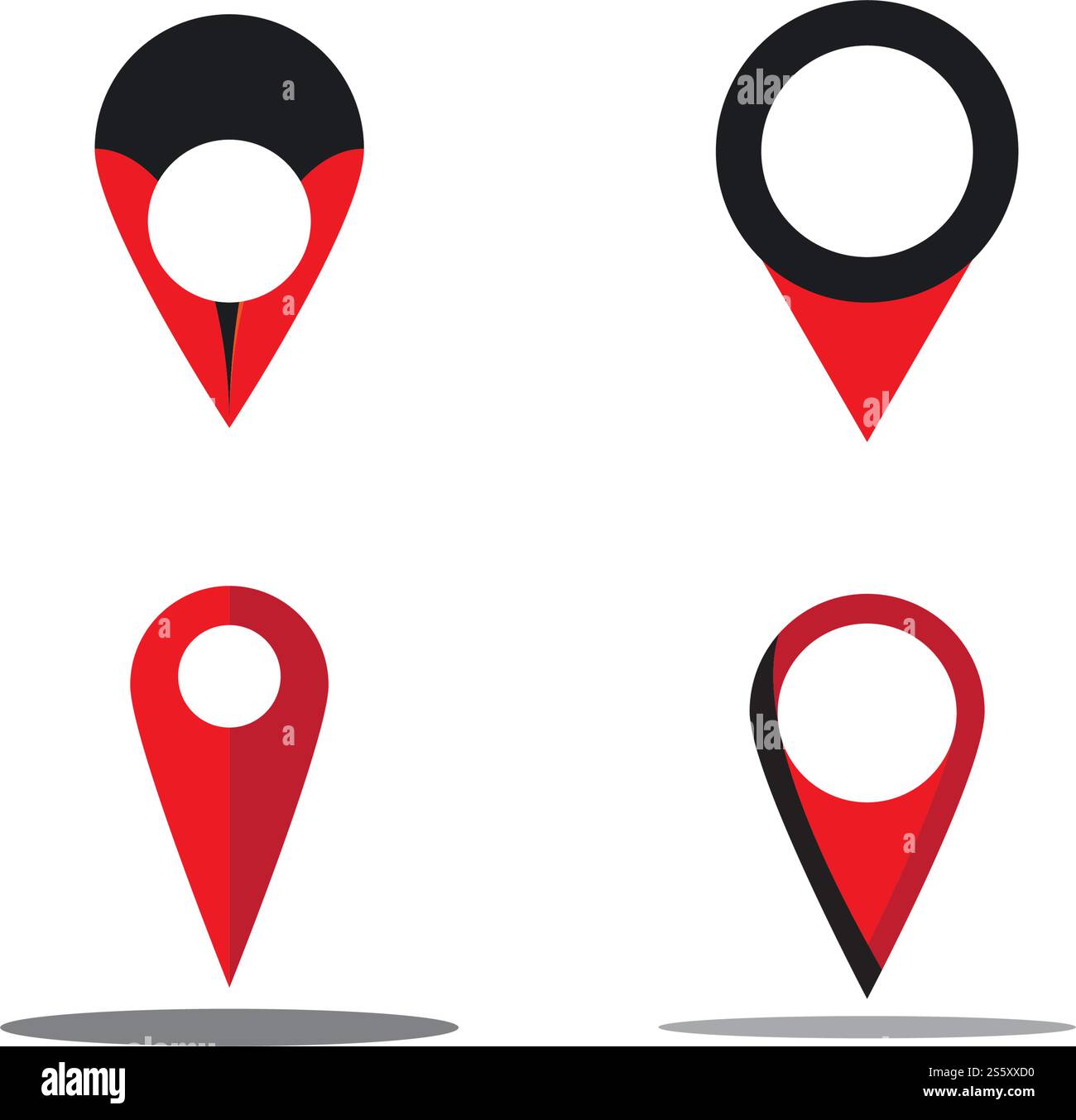 Location point Logo vector template Stock Vector Image & Art - Alamy