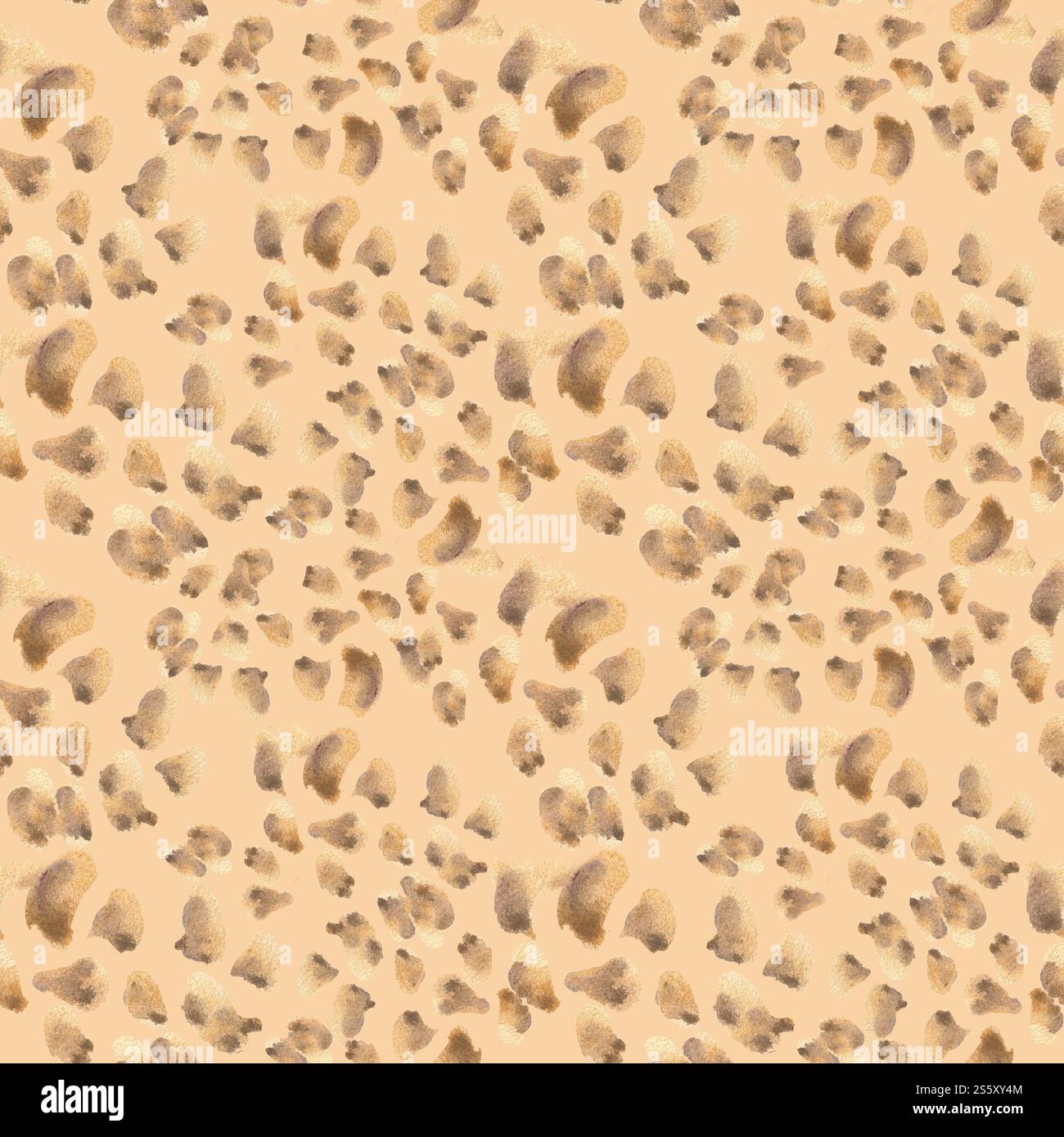 Leopard motifs, blots of wild animals on repeated background ...