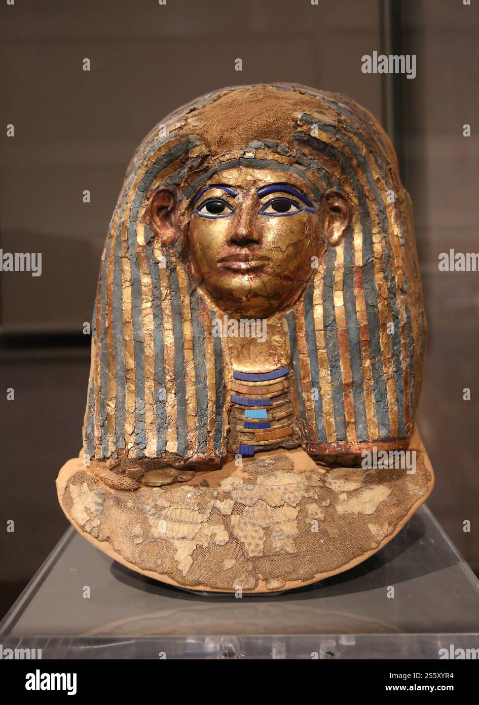 Funerary mask of Merit. New Kingdom. 18th Dynasty. 1425-1354 BCE. Deir ...