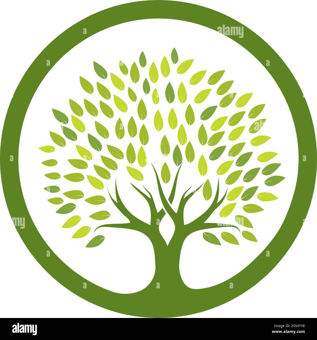 Tree logo template vector illustration Stock Vector Image & Art - Alamy