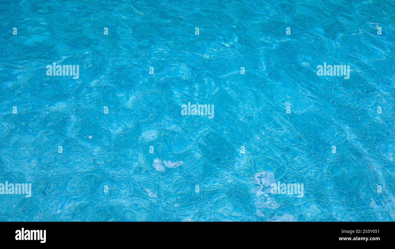 Abstract pool water. Swimming pool flow with waves background surface ...