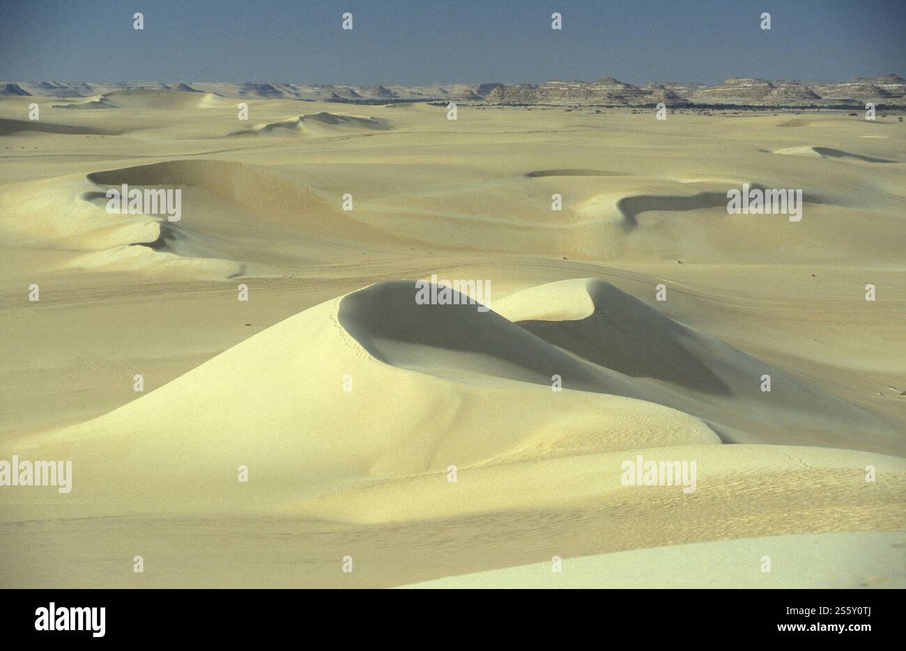 the Sand Dunes near the Oasis and Village of Siwa in the Libyan or ...