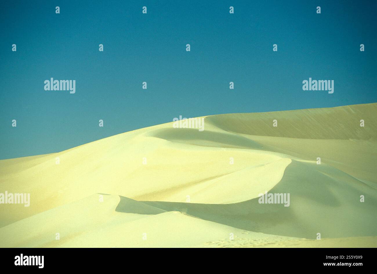 the Sand Dunes near the Oasis and Village of Siwa in the Libyan or ...
