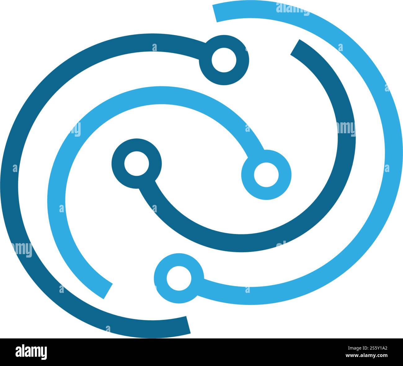 circuit technology logo vector template Stock Vector Image & Art - Alamy