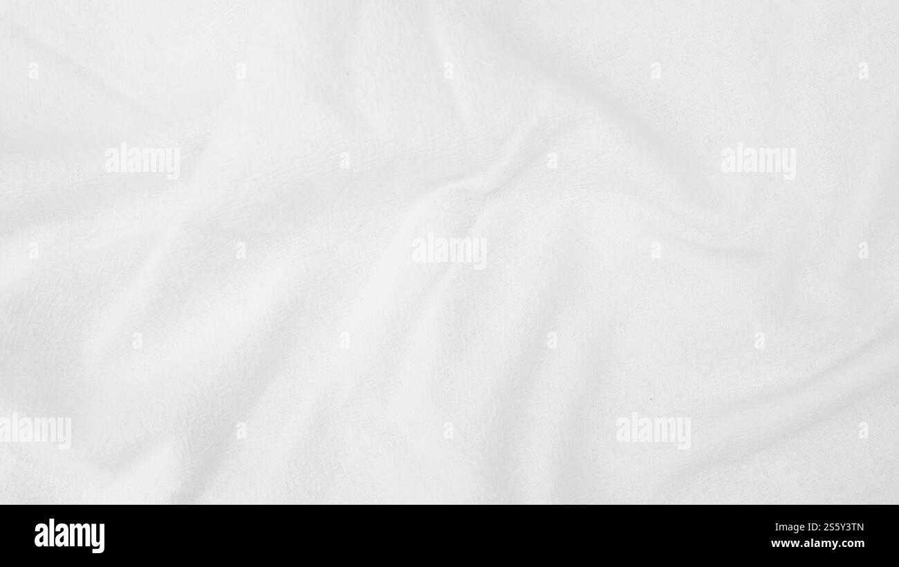 Fabric cotton backdrop White linen canvas crumpled natural cotton ...