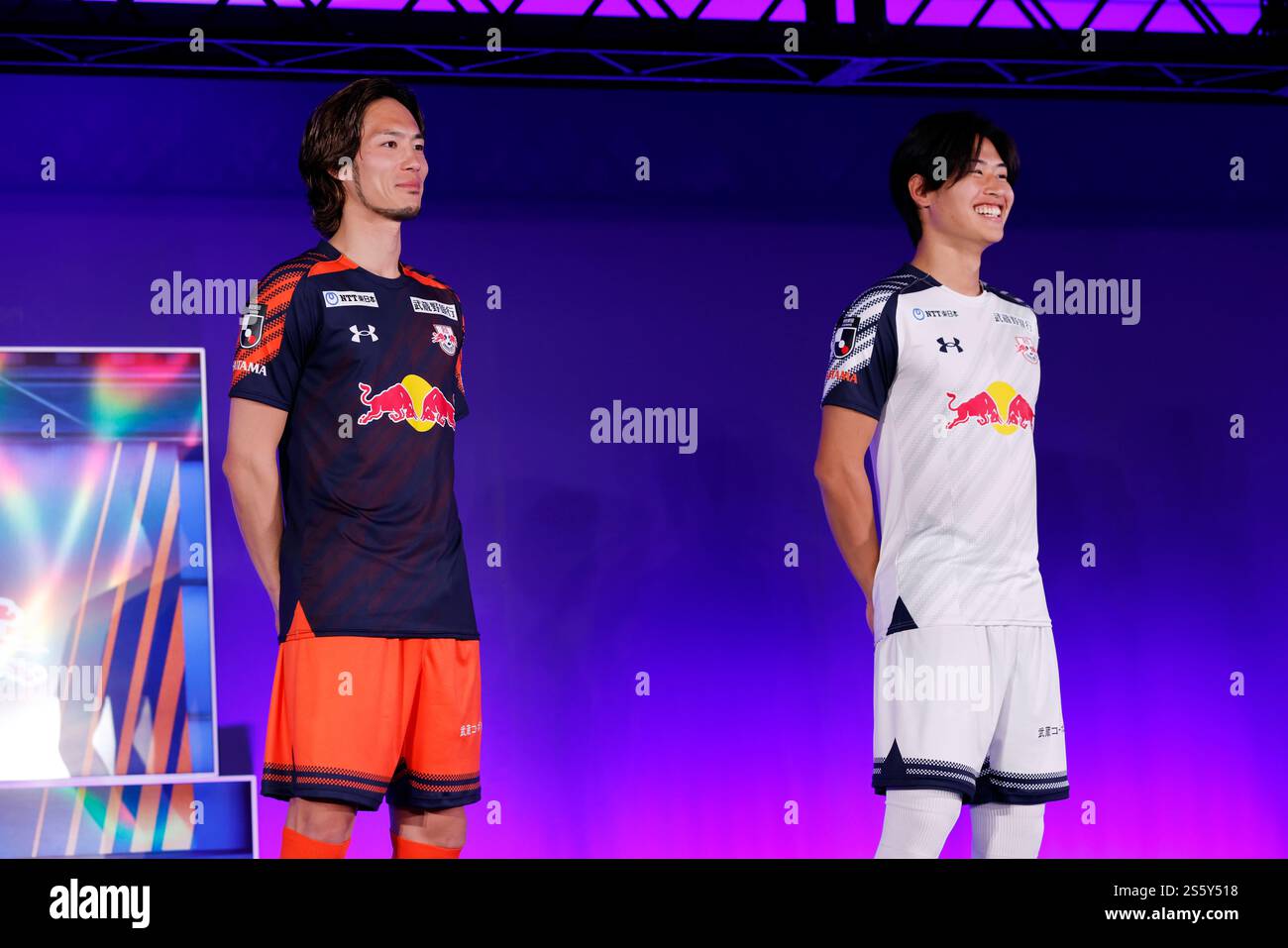 Saitama, Japan. 9th Jan, 2025. (L to R) Kenyu Sugimoto, Rion Ichihara (Ardija) Football/Soccer ...