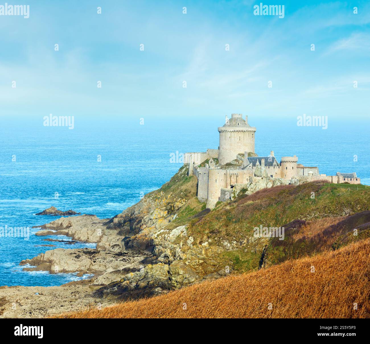 Fort-la-Latte or Castle of La Latte (Brittany, France). Built in the ...