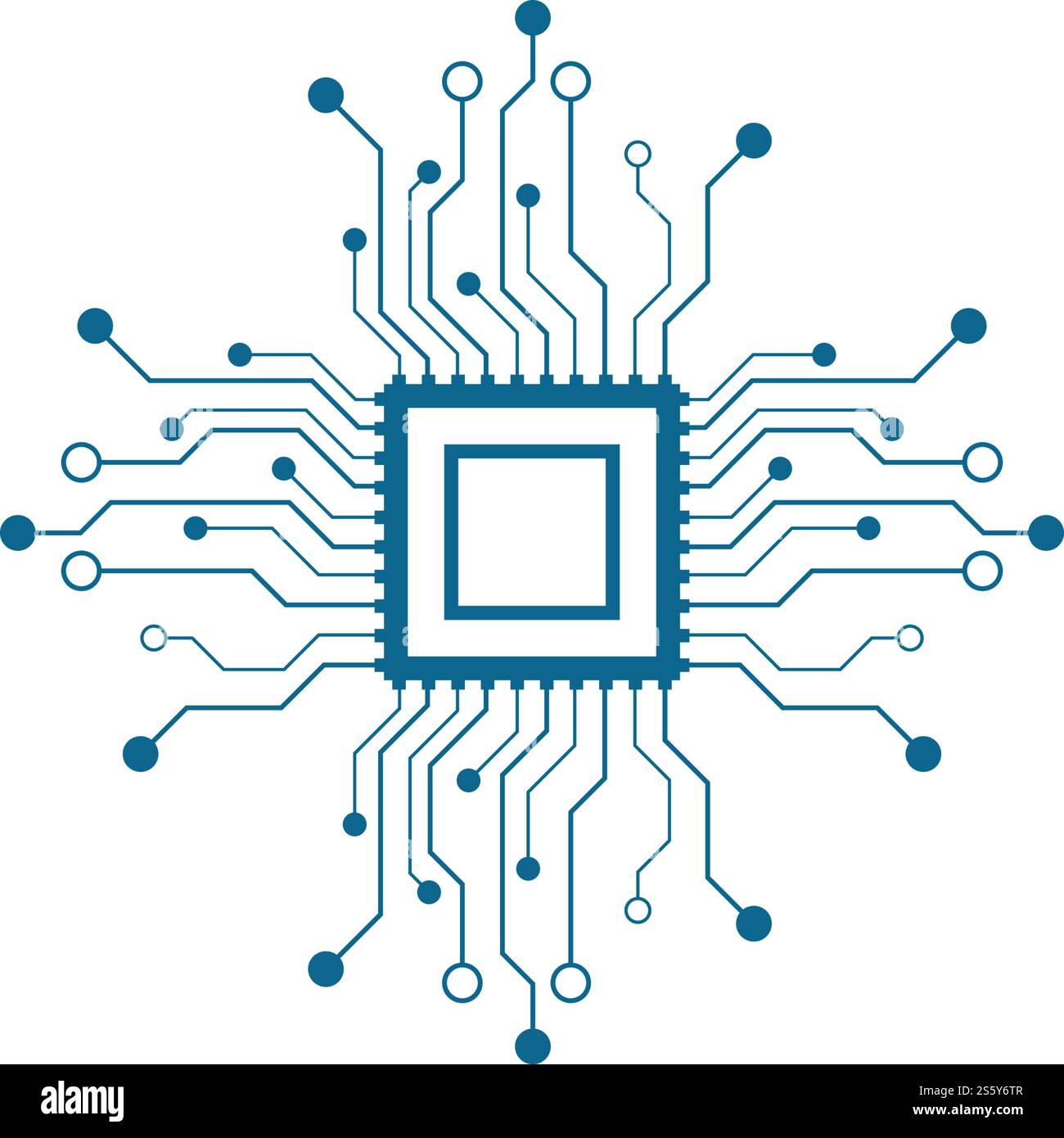 Circuit technology logo vector template Stock Vector Image & Art - Alamy