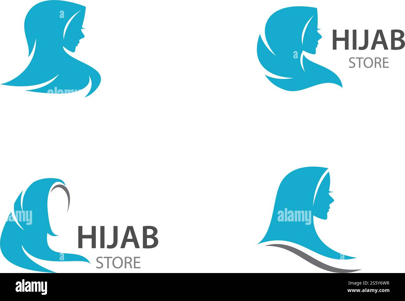 Hijab logo vector template Stock Vector Image & Art - Alamy
