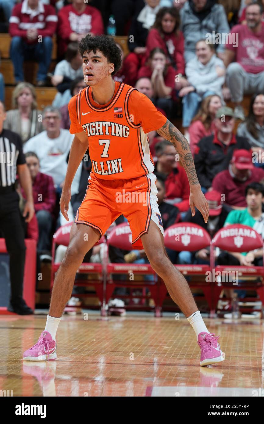 BLOOMINGTON, IN - JANUARY 14: Illinois Fighting Illini forward Will ...