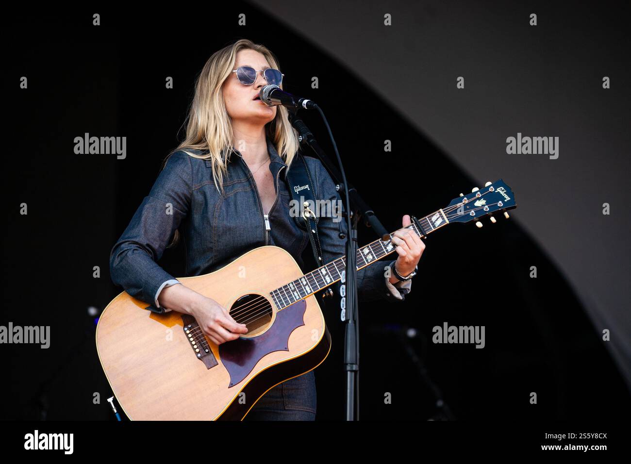 London, UK - July 1st, 2023: Aly & AJ (AJ Michalka) performing at ...