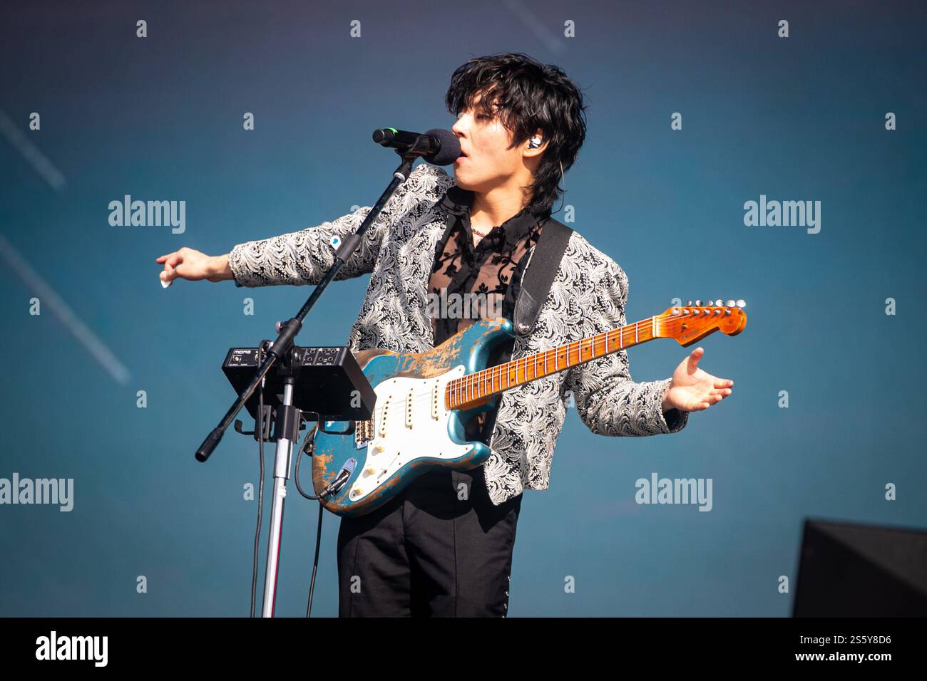 London, UK - July 2nd, 2023: The Rose performing at American Express ...