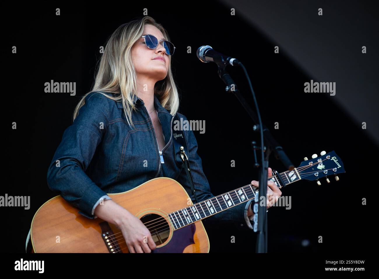 London, UK - July 1st, 2023: Aly & AJ (AJ Michalka) performing at ...