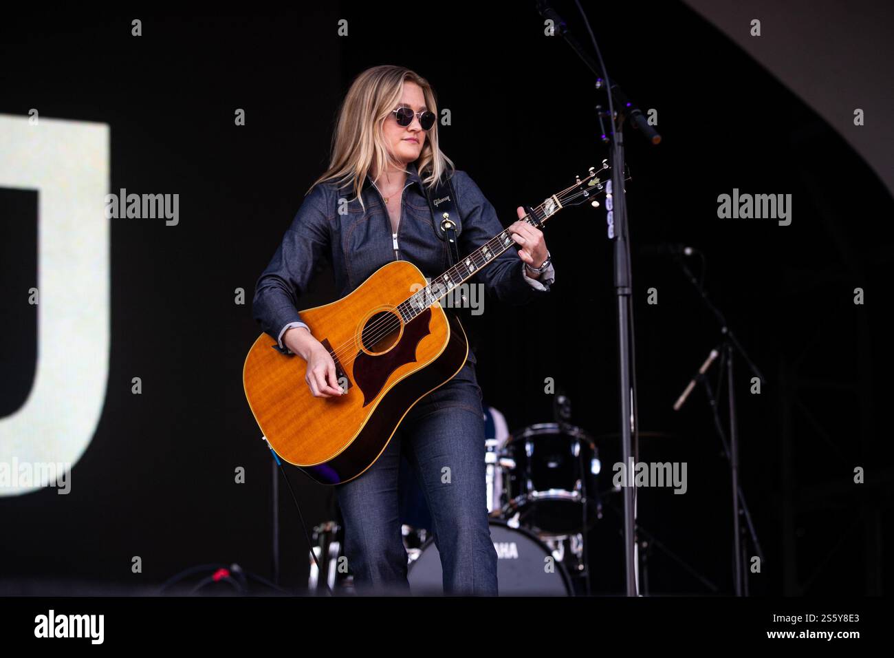London, UK - July 1st, 2023: Aly & AJ (AJ Michalka) performing at ...