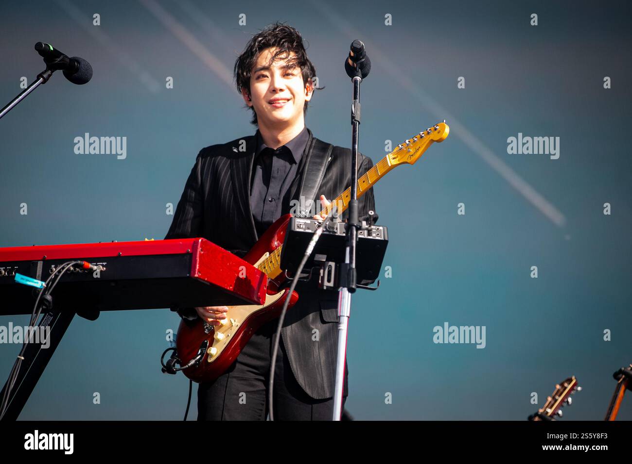 London, UK - July 2nd, 2023: The Rose performing at American Express ...