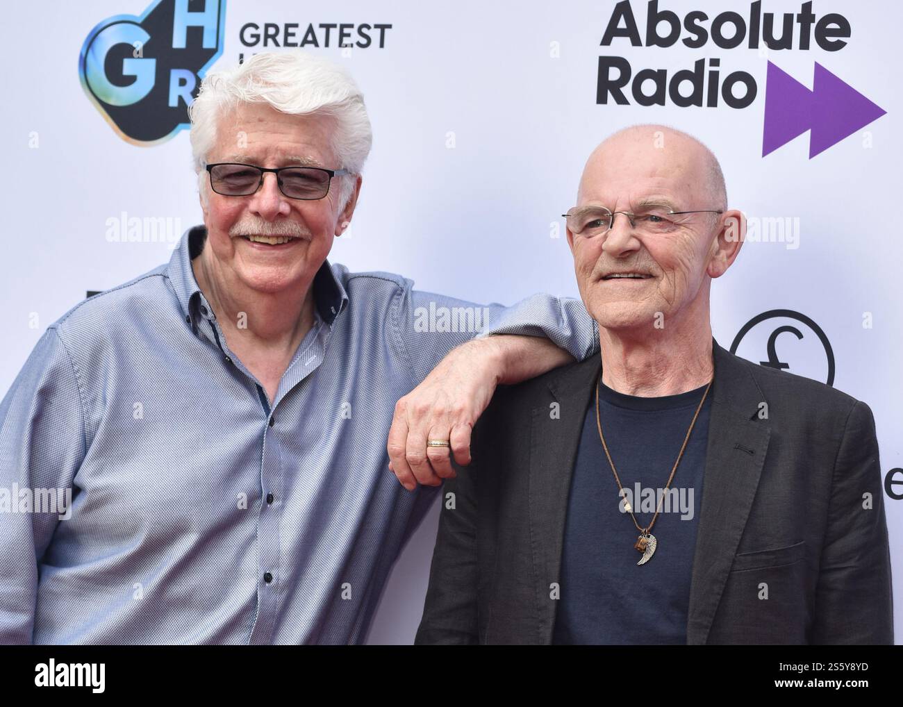 Ken Scott and Woody Woodmansey attends the Ziggy Stardust and the ...