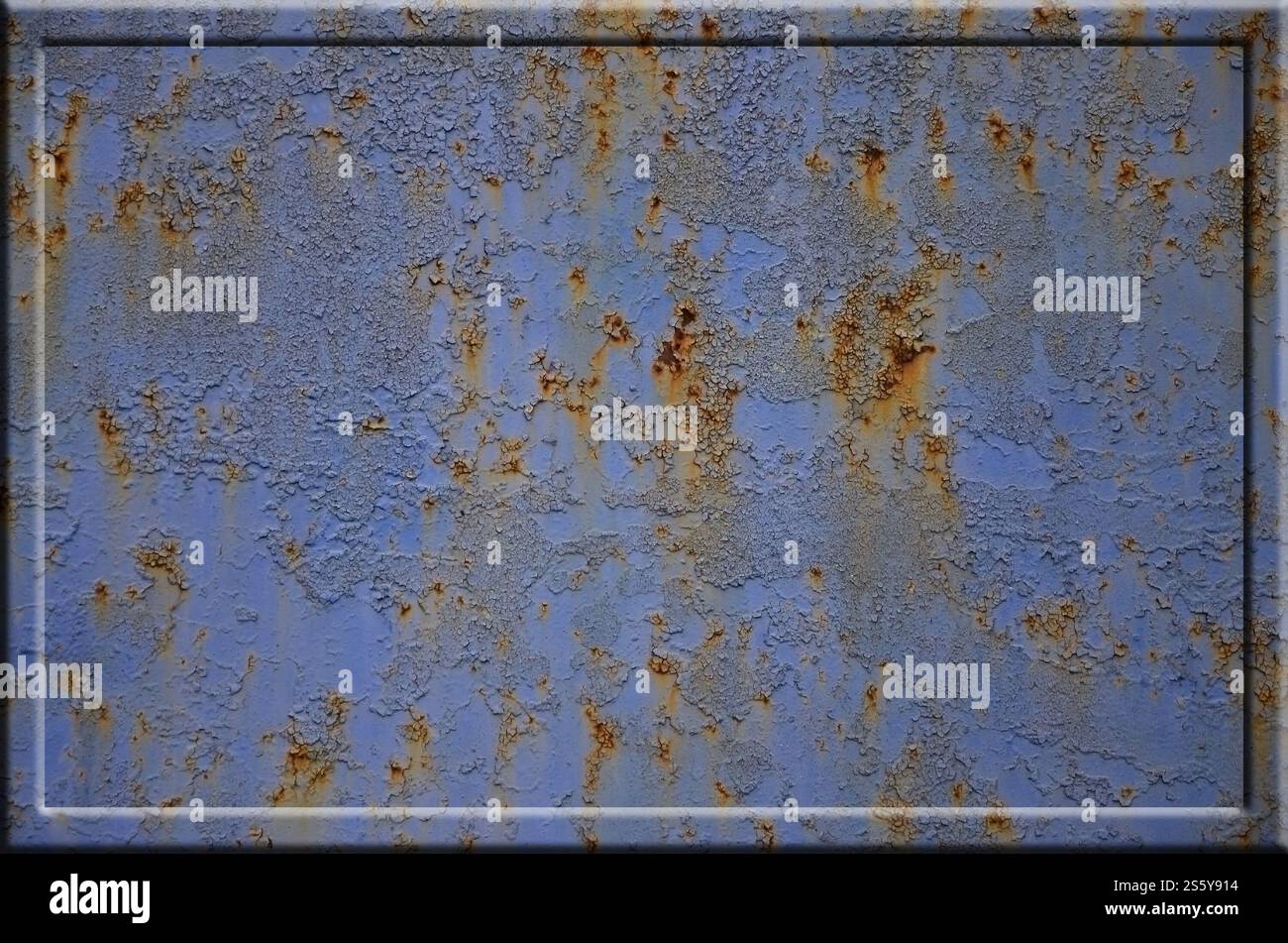 Texture of rough rusted metal surface with bulky gray highlighted ...