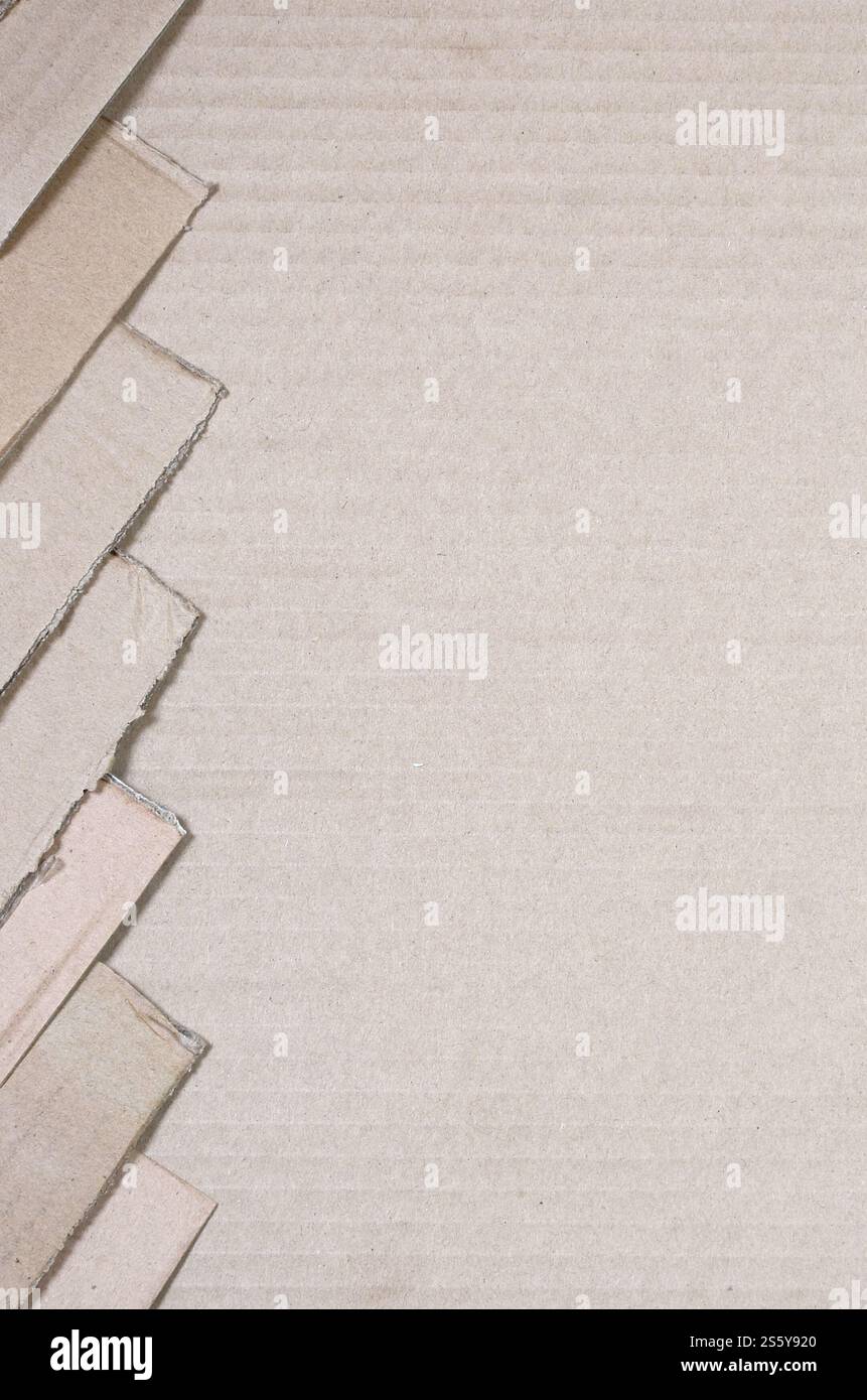 Background image with a lot of beige cardboard paper, which is used to ...